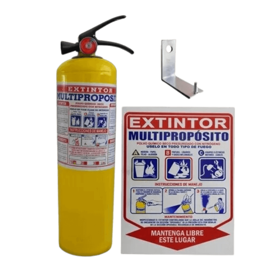 Recarga - Extintor Multipropósito Polvo Químico Seco ABC 5 LB ...
